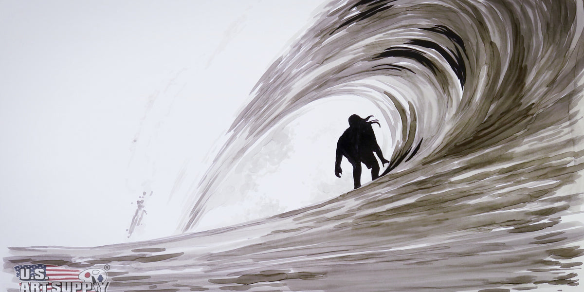 how to draw waves