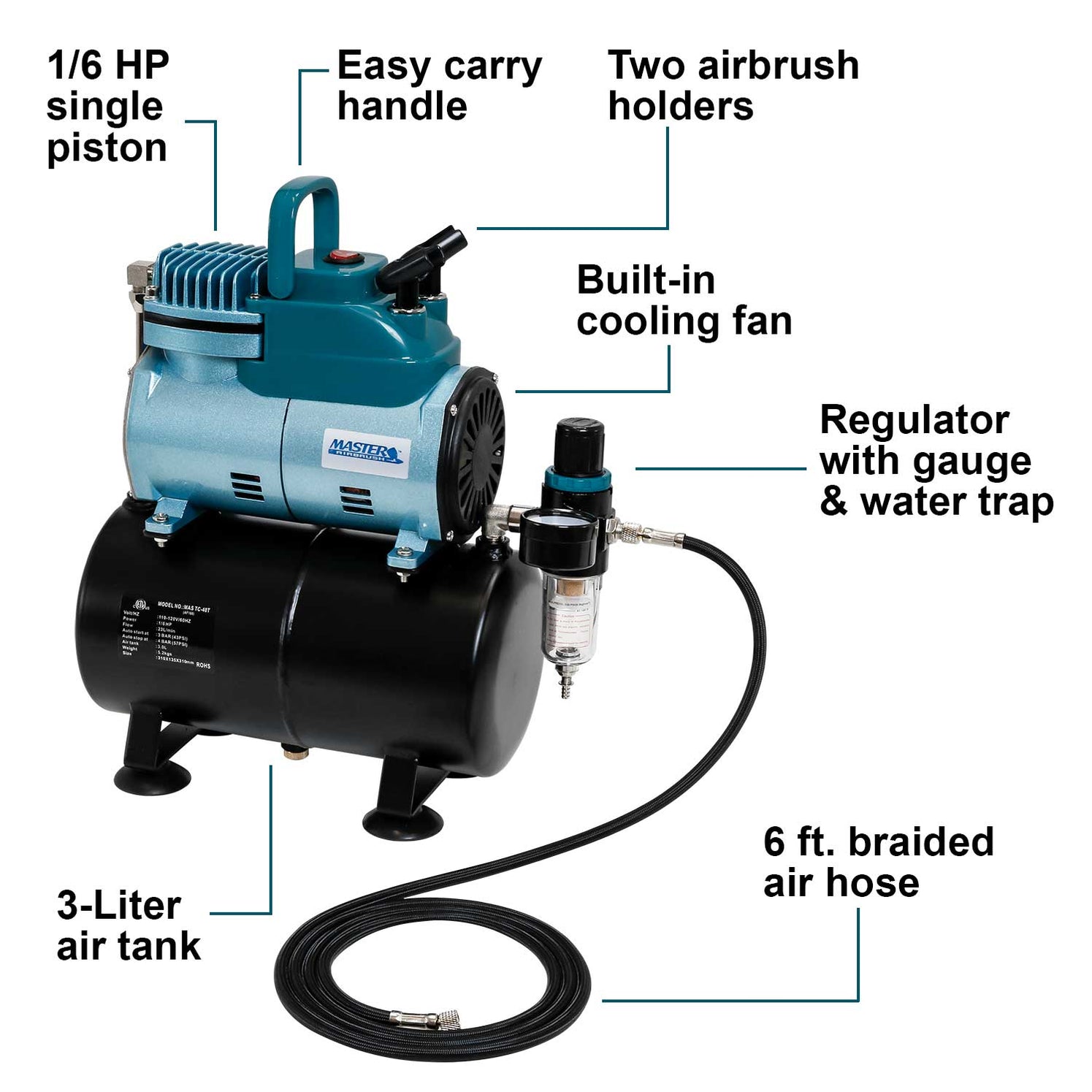 Airbrush Compressors — U.S. Art Supply