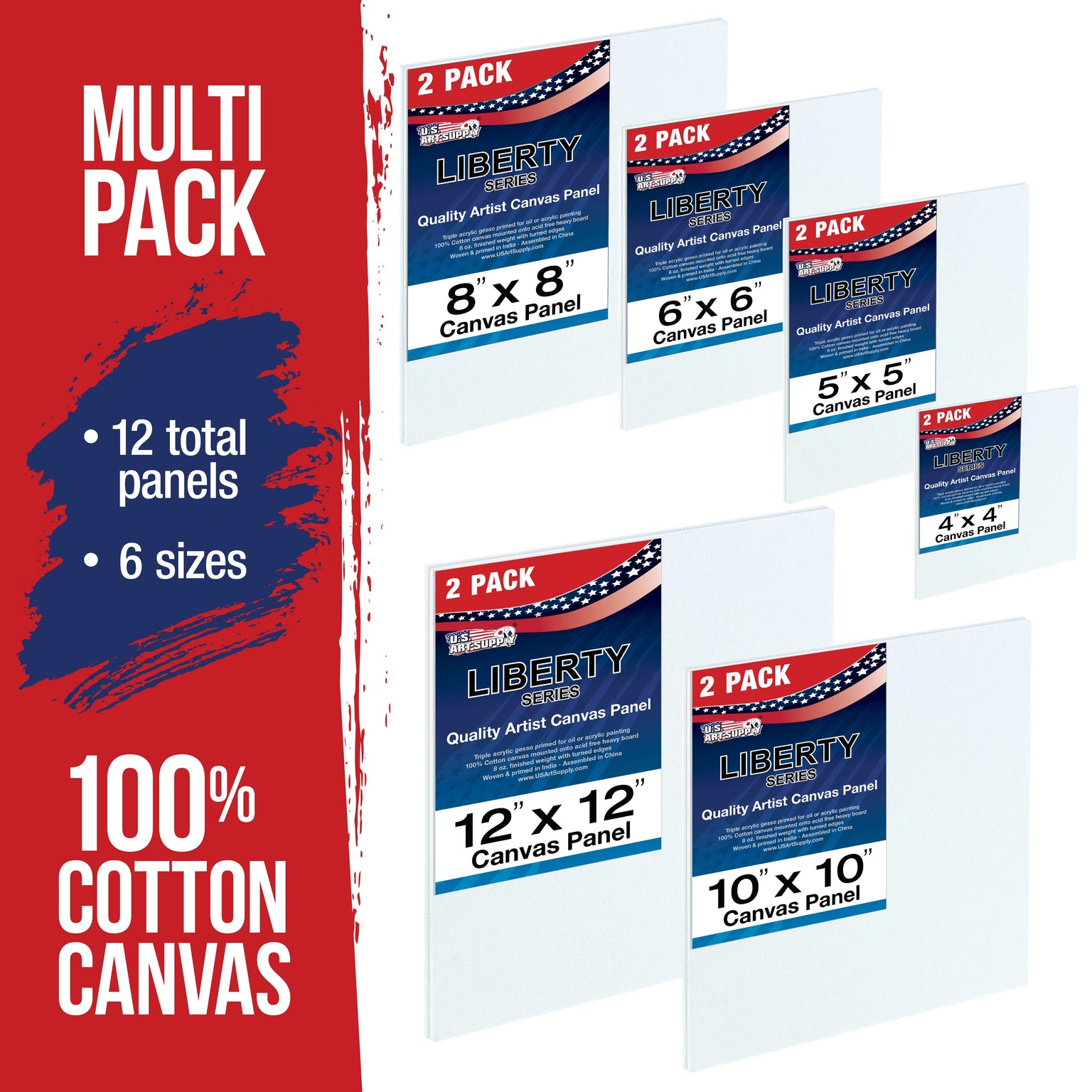 Canvas Panels — U.S. Art Supply