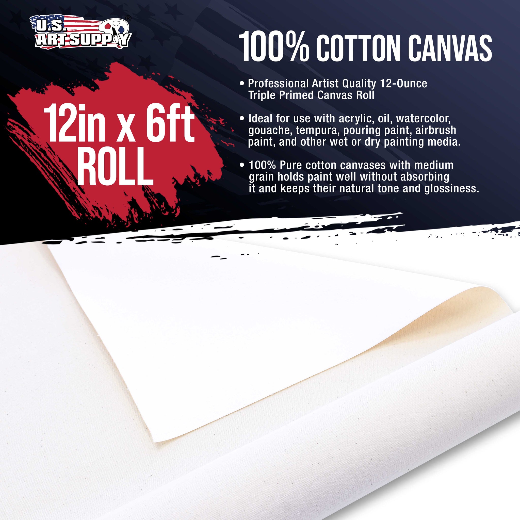 Canvas Rolls — U.S. Art Supply