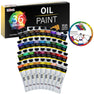 36 Color Art Oil Paint In Large 18Ml Tubes Bonus Color Mixing Wheel — U ...