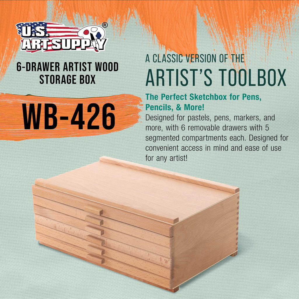 Wood Storage Boxes — U.S. Art Supply